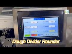 food grade stainless steel dough dividing and rounding machine for bakery