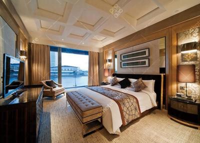 China Modern Bedroom Furniture Sets , Wooden Frame Guest Room Boutique Hotel Furniture for sale