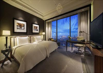 China Environment - Friendly  Hotel Bedroom Furniture Sets Wood Style High Density Form for sale
