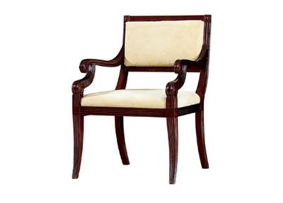 China White Fabric Dining  Hotel Room Chairs Chair Wooden Curved High Standard Durable for sale