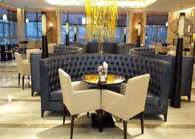 China Genuine Leather Commercial Restaurant Furniture Large Size Environment - Friendly for sale