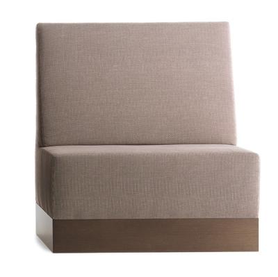 China Economic Teal / High Back Brown Accent Chairs , Durable Indoor Chaise Lounge for sale
