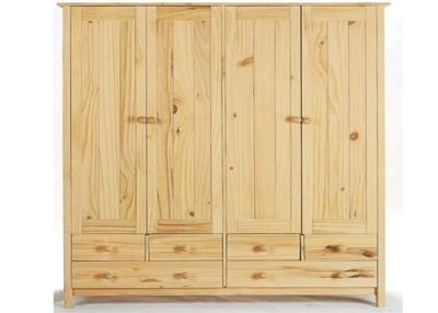 Cina Colore di legno naturale rispettoso dell'ambiente del guardaroba durevole della camera di albergo di legno solido in vendita