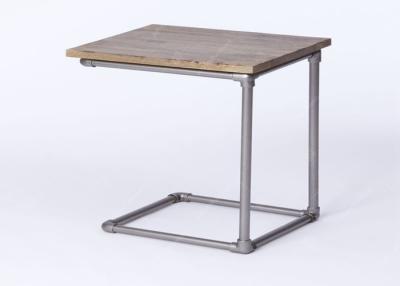 China Bedroom Metal Hotel Coffee Table Wooden Top High Standard Simple Style Customized for sale