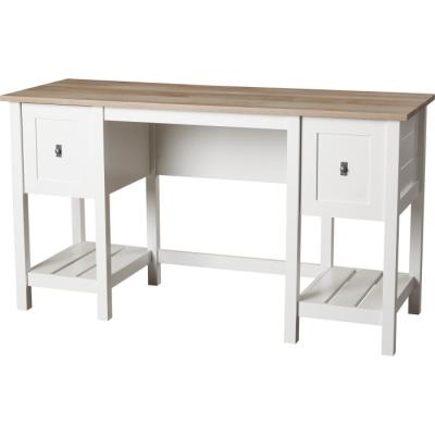China White Hign Glossy Hotel Writing Desk Plywood Top Customized For Home / Hotel for sale