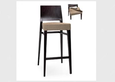 China Comfortable High Oak Bar Stools Color Optional , Commercial Restaurant Bar Furniture for sale