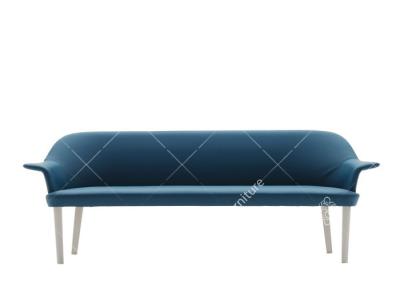 China European Style  Blue Living Room Sofa Set Three Seater For Apartment And Home for sale