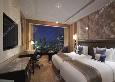 Cina Insiemi bianchi eleganti della mobilia della camera da letto per l'hotel con il materiale di legno di Soild in vendita