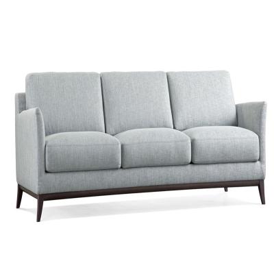 China Modern Apartment Living Room Three Seater Sofa Set With Fabric Finish for sale