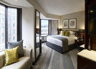 Cina La mobilia bianca della camera da letto dell'hotel elegante di lusso mette rispettoso dell'ambiente in vendita