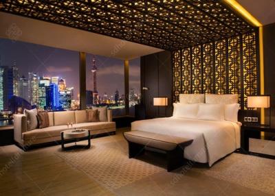 Cina La mobilia di lusso dell'appartamento mette/mobilia di legno della camera da letto di stile dell'hotel in vendita