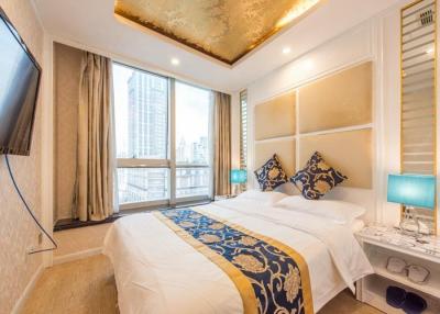 Cina La mobilia moderna di lusso di legno della camera da letto mette il letto matrimoniale in vendita