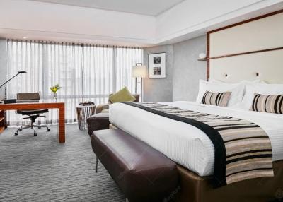 Cina Gli insiemi della mobilia della camera da letto dell'hotel di legno solido hanno laminato il pannello truciolare in vendita