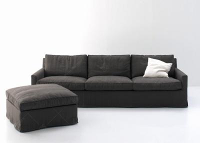 China Luxury Hotel Living Room Furniture Sofa With PU / Fabric / Leather Upholstery for sale