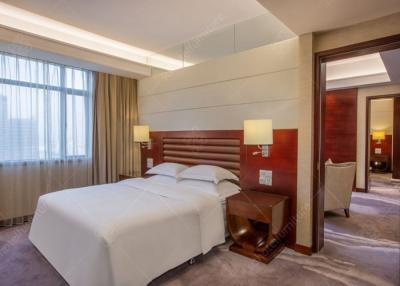 Cina Mobilia di legno su ordine dell'hotel per l'insieme di camera da letto con letto matrimoniale in vendita