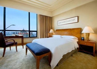 Cina Mobilia semplice di legno economica della camera da letto dell'hotel per un hotel di tre stelle in vendita