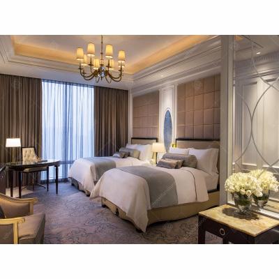 Cina La mobilia classica di qualità superiore su ordine della camera da letto dell'hotel mette la materia prima del compensato o del MDF in vendita