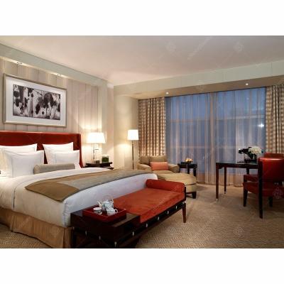 Cina La mobilia cinque stelle su ordine della camera da letto dell'hotel mette con il materiale del legname in vendita