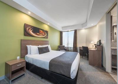 Cina Insiemi alla moda della mobilia della camera da letto dell'hotel con rivestimento laminato in vendita