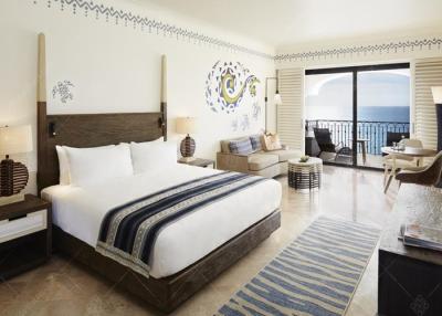 China Elegant Comfortable Resort Hotel Project Furniture / Commercial Bedroom Bed Sets for sale
