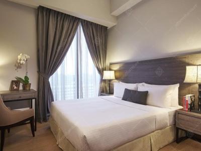 China Environmental Modern Hotel Bedroom Furniture Birch , Pine , Ash Solid Wood for sale