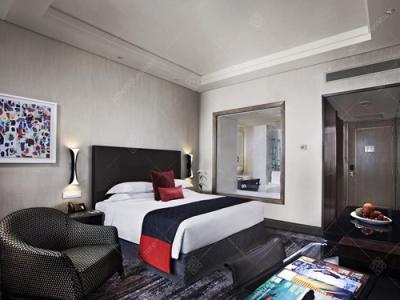 China Complete Holiday Inn Hotel Wardrobe Bedroom Furniture 3 Star ISO9001 SGS FSC for sale