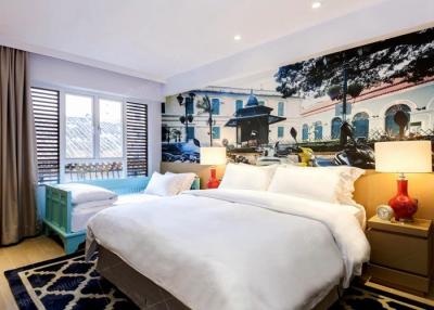Cina Mobilia moderna su misura della camera da letto dell'hotel/insiemi di camera da letto contemporanei in vendita