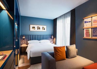 China Concise Style Marriot Hotel Furniture With PU Leather Surface For Bedroom for sale