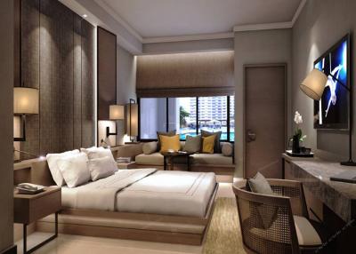 Cina La mobilia contemporanea della camera da letto dell'hotel mette 0,6 impiallacciature del compensato di spessore in vendita