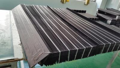 China Heat-sealed &folded bellows fabric +PVC for any kind of machine dust covers en venta