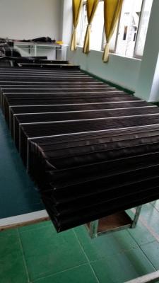 China Heat-sealed &folded bellows fabric +PVC for any kind of machine dust covers en venta