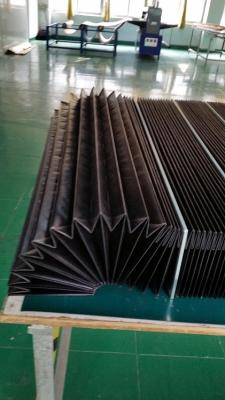 China Heat-sealed &folded bellows fabric +PVC for any kind of machine dust covers en venta