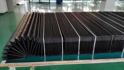 China Heat-sealed &folded bellows fabric +PVC for any kind of machine dust covers en venta