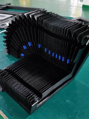 China Heat-sealed &folded bellows fabric +PVC for any kind of machine dust covers en venta