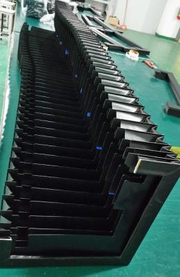 China Heat-sealed &folded bellows fabric +PVC for any kind of machine dust covers en venta