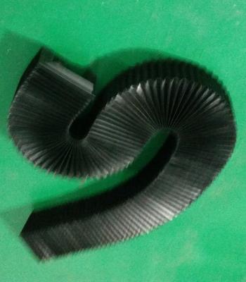 China Heat-sealed &folded bellows fabric +PVC for CNC plasma cutting machine en venta