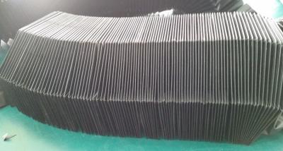 China Heat-sealed &folded bellows fabric +PVC for CNC plasma cutting machine en venta