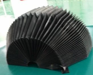 China Heat-sealed &folded bellows fabric +PVC for machine routers for sale
