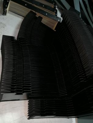 China high quality heat- sealed machine cover bellows , way covers for  linear rails made with fabric +pvc en venta
