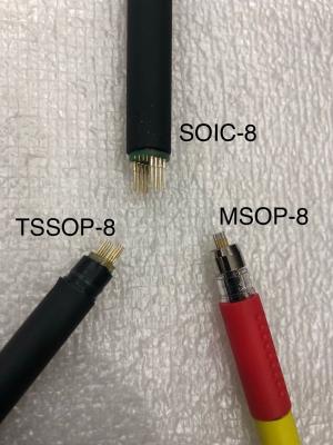 China MSOP8 TSSOP8 SOIC 8 KITS pogo pin adapter with guide cap for in-circuit  EEPROM/93CXX /25CXX/24CXX programming carprog en venta