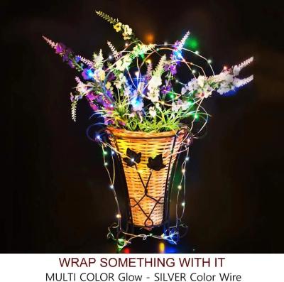 China Color Changing Multi Colored Fairy Lights Remote Timer 8 Mode Starry Long String Te koop
