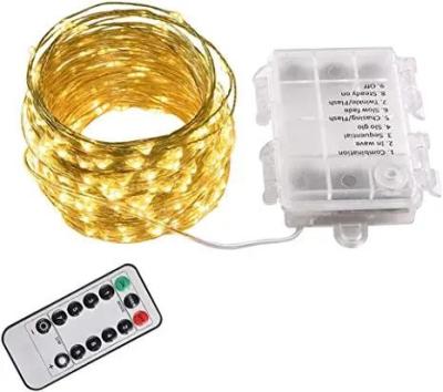 China 8 standen Remote LED String Lights Batterij-aangedreven Starry Fair Lights voor Christmas Tree Party Te koop