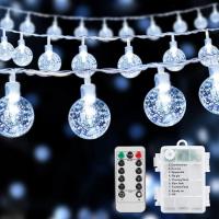 China Battery Operated 100 LED String Lights Indoor With Remote Timer 8 Lighting Modes for sale