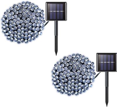 Cina Luci solari della corda di bianco 100 LED 8 luci impermeabili all'aperto di modi per il giardino in vendita