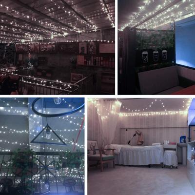 Cina Luci solari della corda di bianco 100 LED 8 luci impermeabili all'aperto di modi per il giardino in vendita