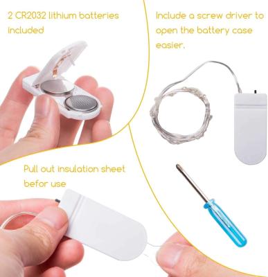 中国 IP65は豆電球の電池式のホタルのDIYの結婚式のための星明かりの月の光を導いた 販売のため
