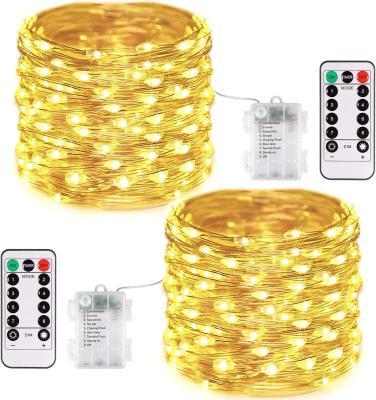 China Warm White 8 Modes Copper Wire Twinkle Lights For Bedroom Centerpiece Patio Gift Decor zu verkaufen