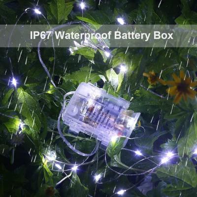 China Party Battery Operated Christmas Lights With Remote Waterproof White Fairy Lights Te koop