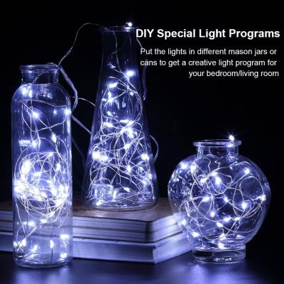 China Party Battery Operated Christmas Lights With Remote Waterproof White Fairy Lights Te koop