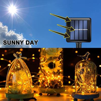 China 120 LED Solar Powered Waterproof Fairy Lights 10m For Christmas Party Tree Wedding Decor à venda